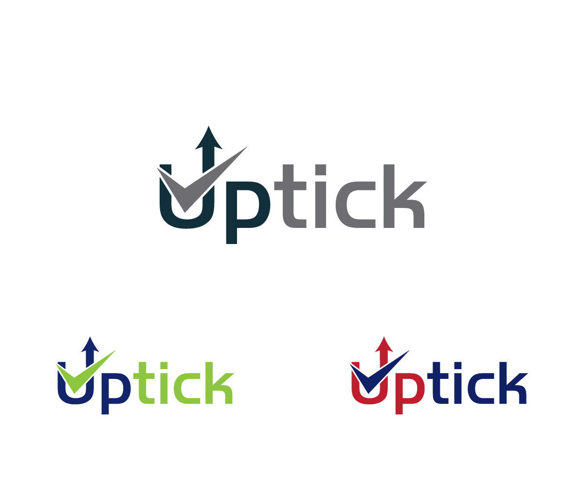 Modern, Bold, Financial Logo Design for Uptick by niko | Design #5601508