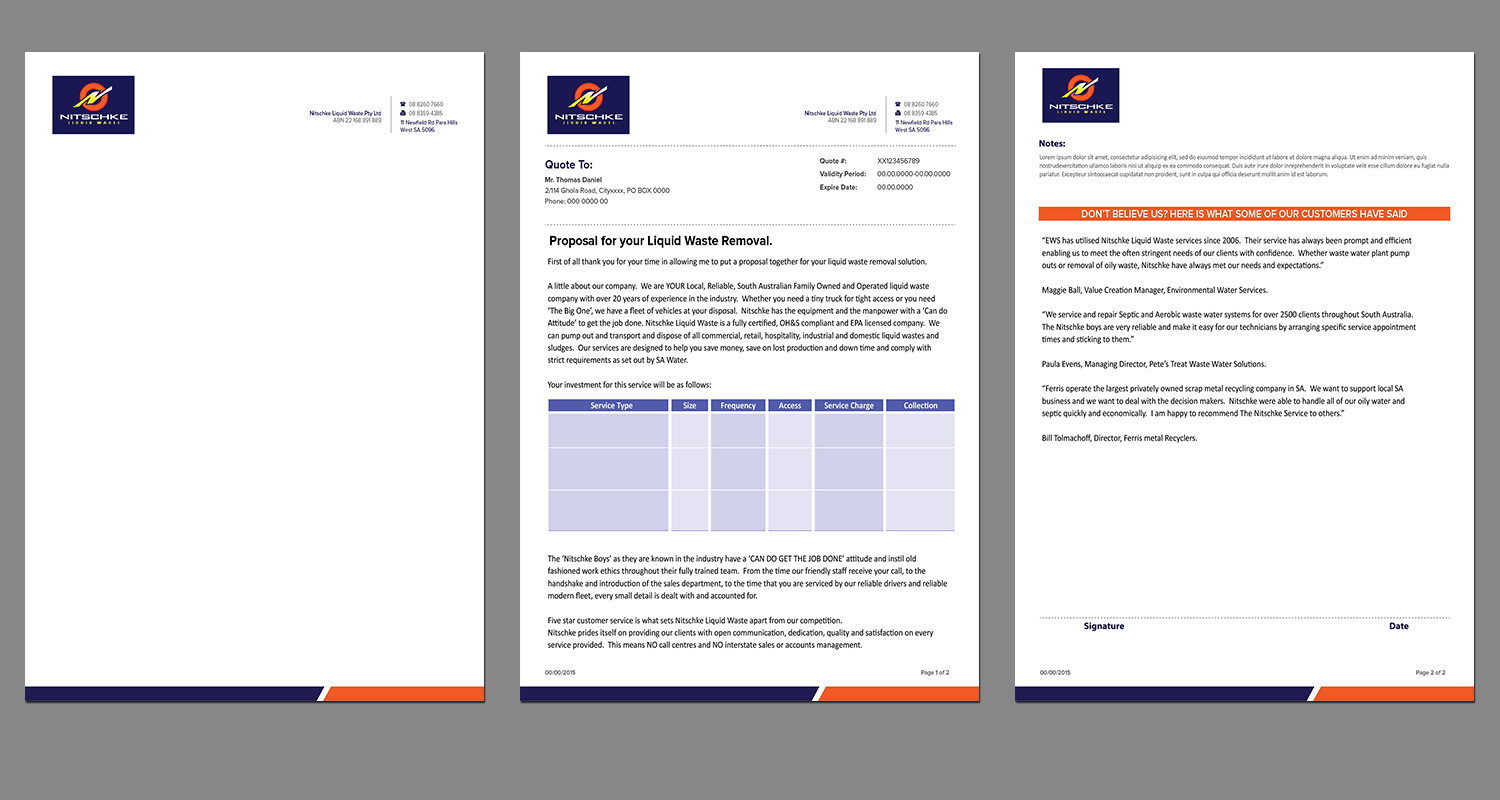 It Company Letterhead Design for Signal waste and recycling by kousik ...