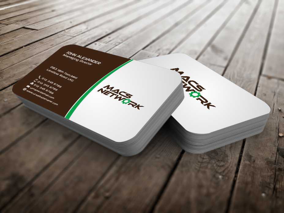 Environment Business Card Design for a Company by szabist | Design #5581029