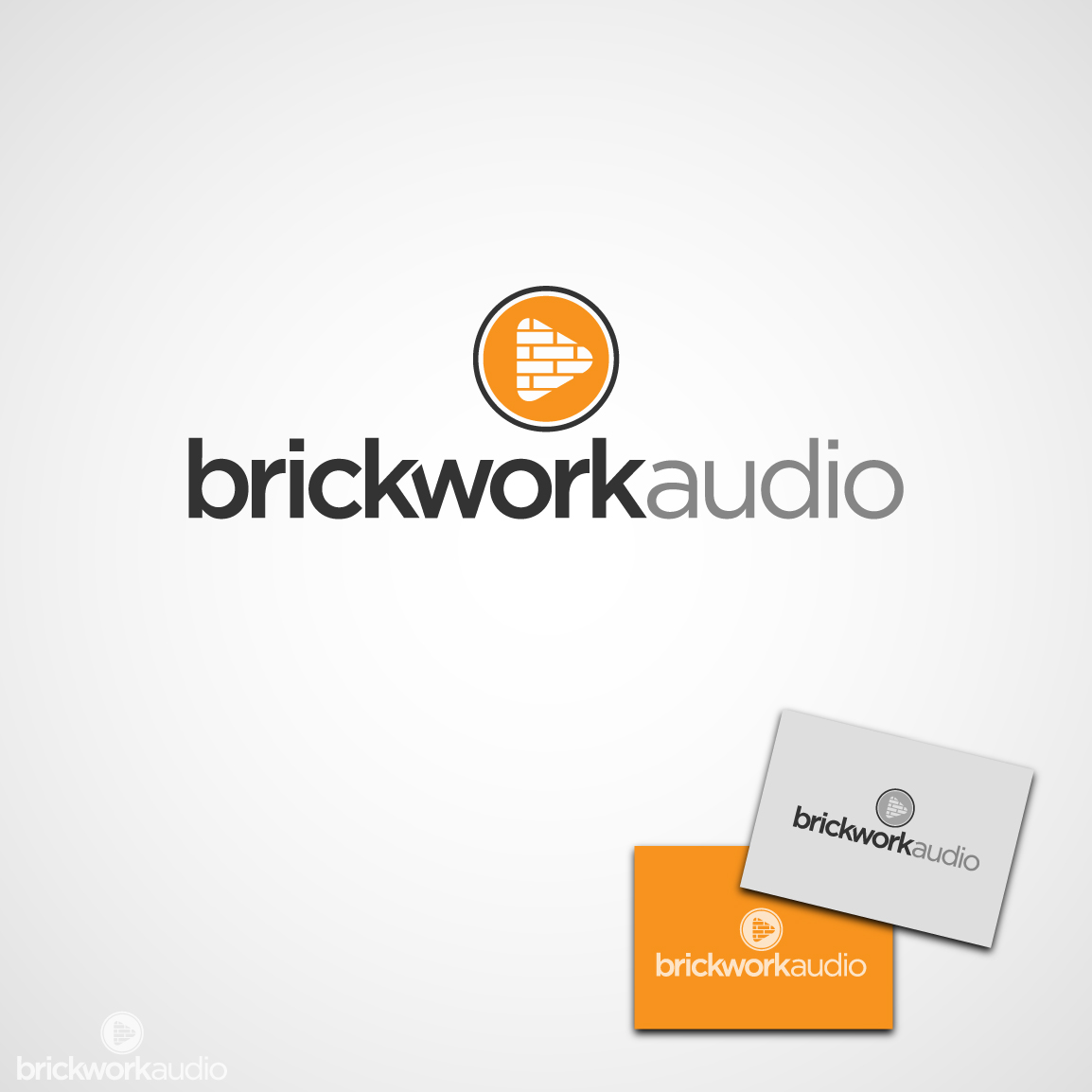 Recording Studio Logo Design for Brickwork Audio by Fanol Ademi ...