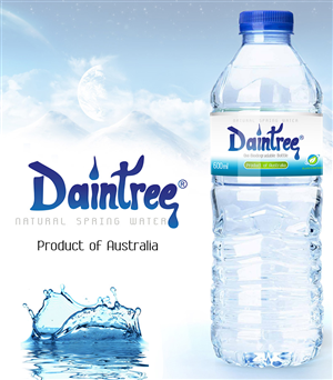 Australia Natural Spring Water Label, Eco Friendly Bottle, Export ...