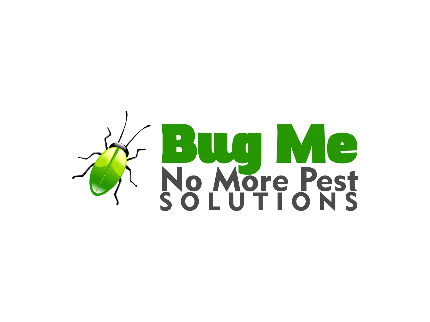 Elegante, Juguetón, It Company Diseño de Logo for Bug Me No More Pest ...