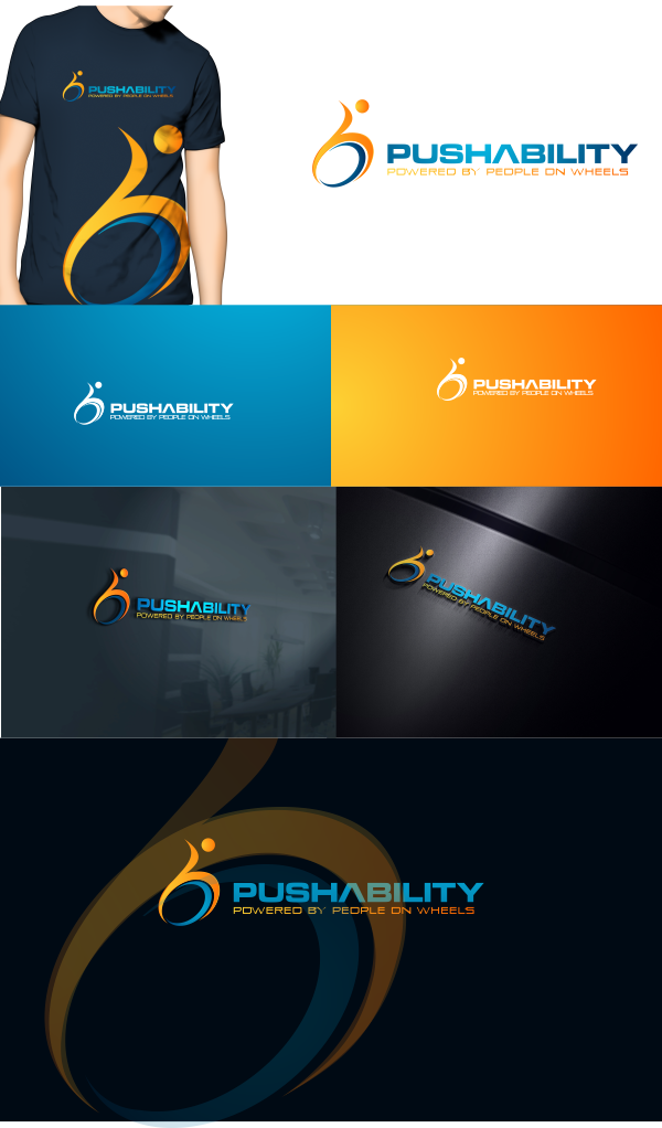 Elegant, Modern, E-Commerce Logo Design for Pushability - Powered by ...