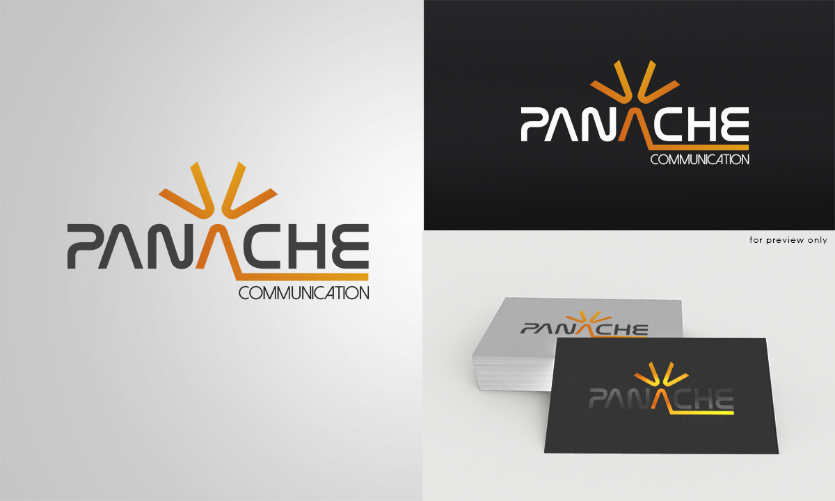 Professional, Masculine, Advertising Logo Design for panache communication by voltart | Design ...