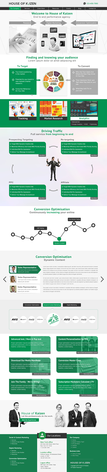 Professional, Modern, Digital Web Design for a Company by Sbss | Design ...