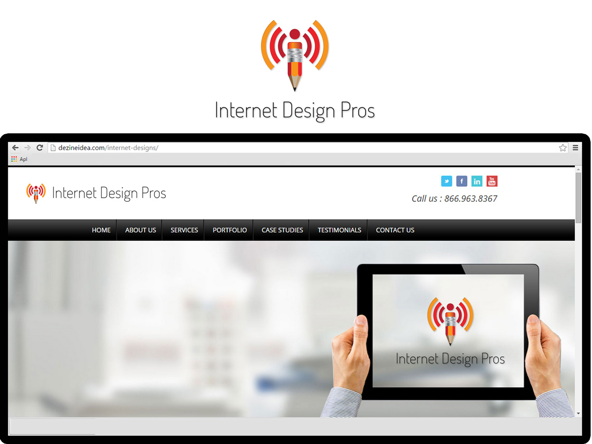 Modern, Professional, Internet Logo Design for Internet Design Pros by ...