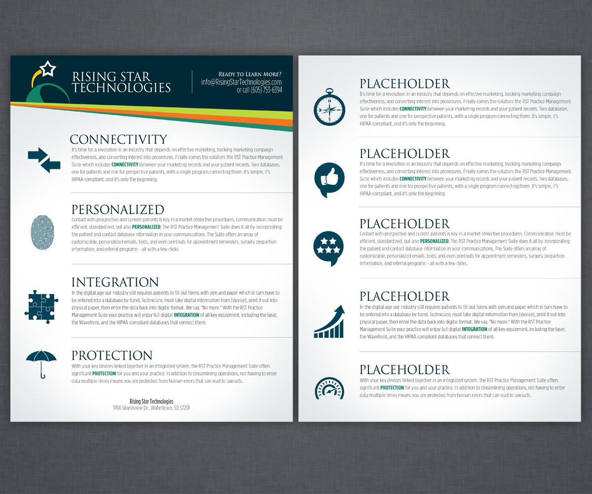 34 Professional Upmarket Software Flyer Designs For A Software Business 