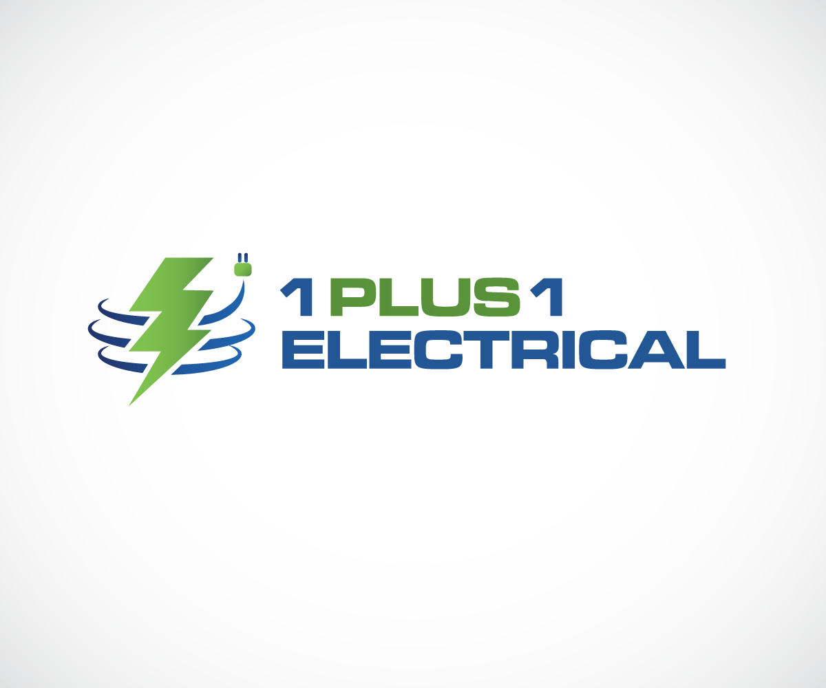 Elegant, Feminine, Electrical Logo Design for 1 plus 1 electrical (all ...