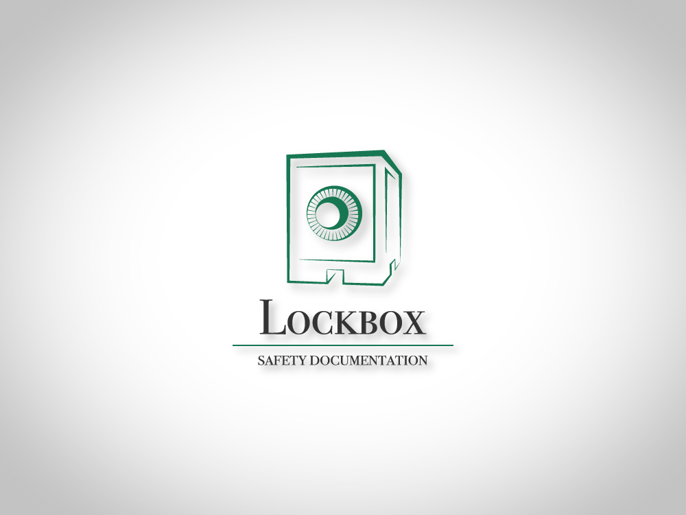 Bold, Serious Logo Design for "Lockbox" or "Lockbox Safety ...