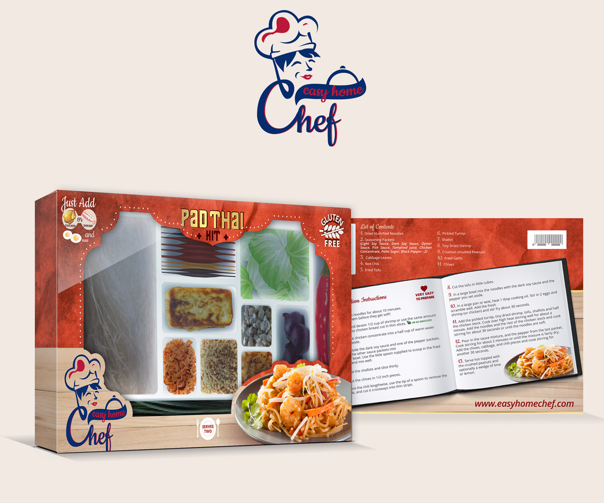 Modern, Elegant, Cooking Packaging Design for Easy Home Chef by D V ...