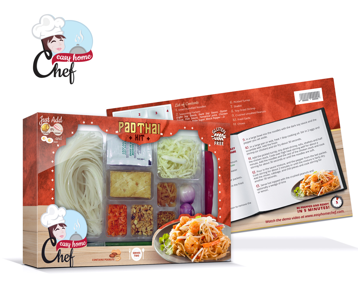 Modern, Elegant, Cooking Packaging Design for Easy Home Chef by D V ...