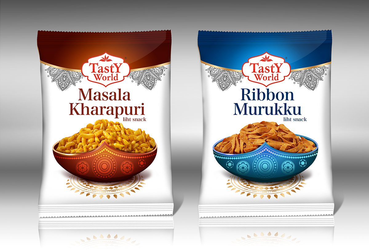 Modern, Upmarket, Marketing Packaging Design for Tasty World Pvt. Ltd ...