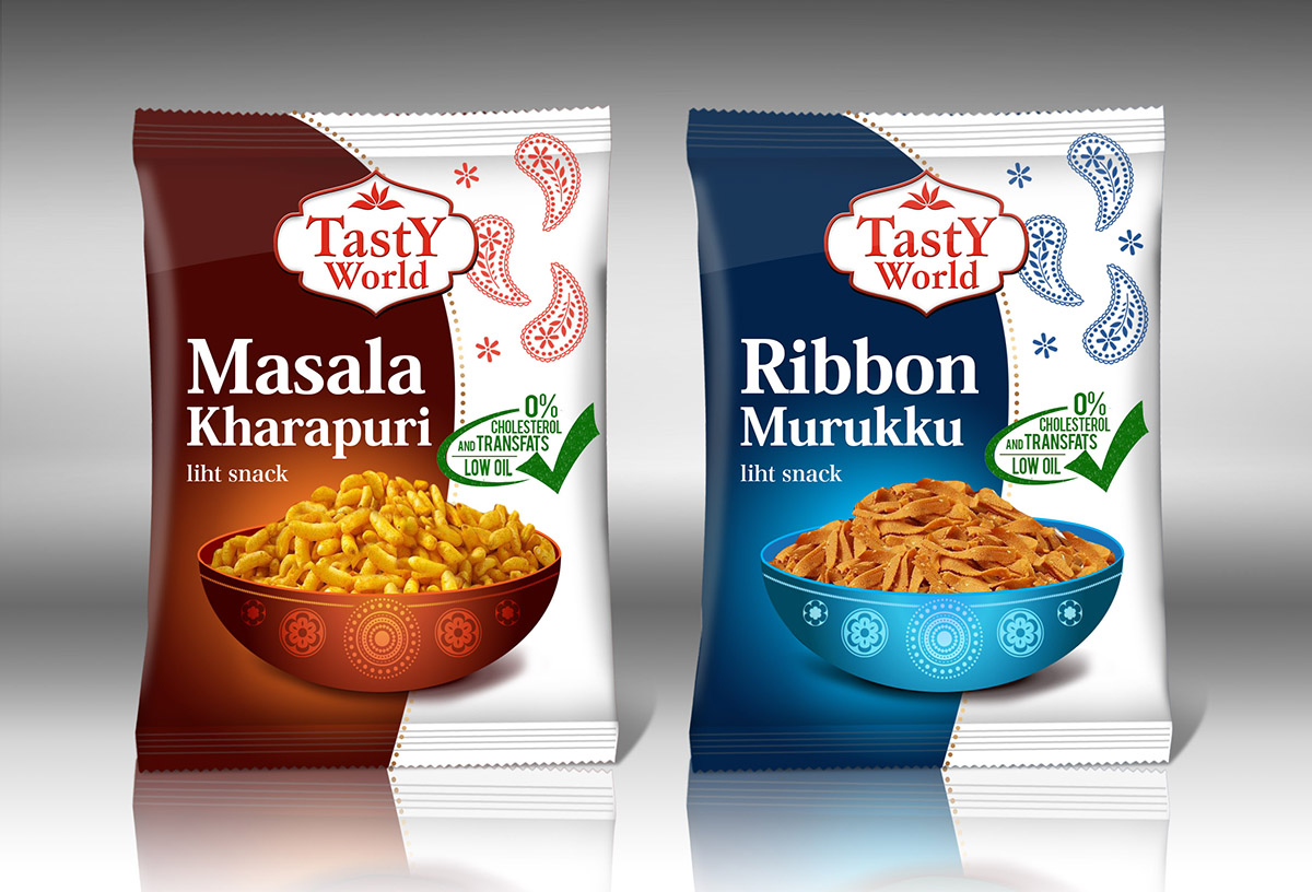 Modern, Upmarket, Marketing Packaging Design for Tasty World Pvt. Ltd ...
