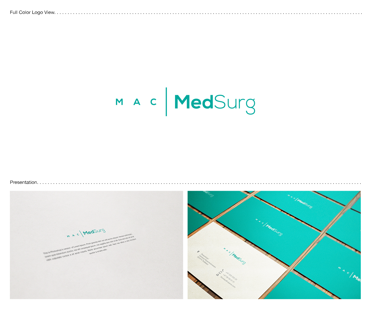 Medical Logo Design for MAC MedSurg by VisualFlava | Design #5868581