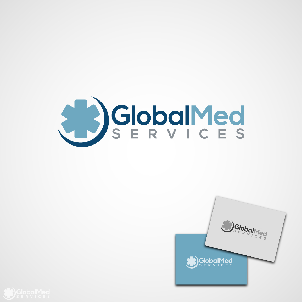 Upmarket, Serious, Medical Logo Design for GlobalMed Services by Fanol ...