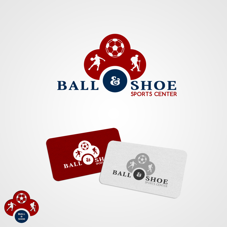 Professional, Bold, Embroidery Logo Design for BALL AND SHOE SPORTS ...