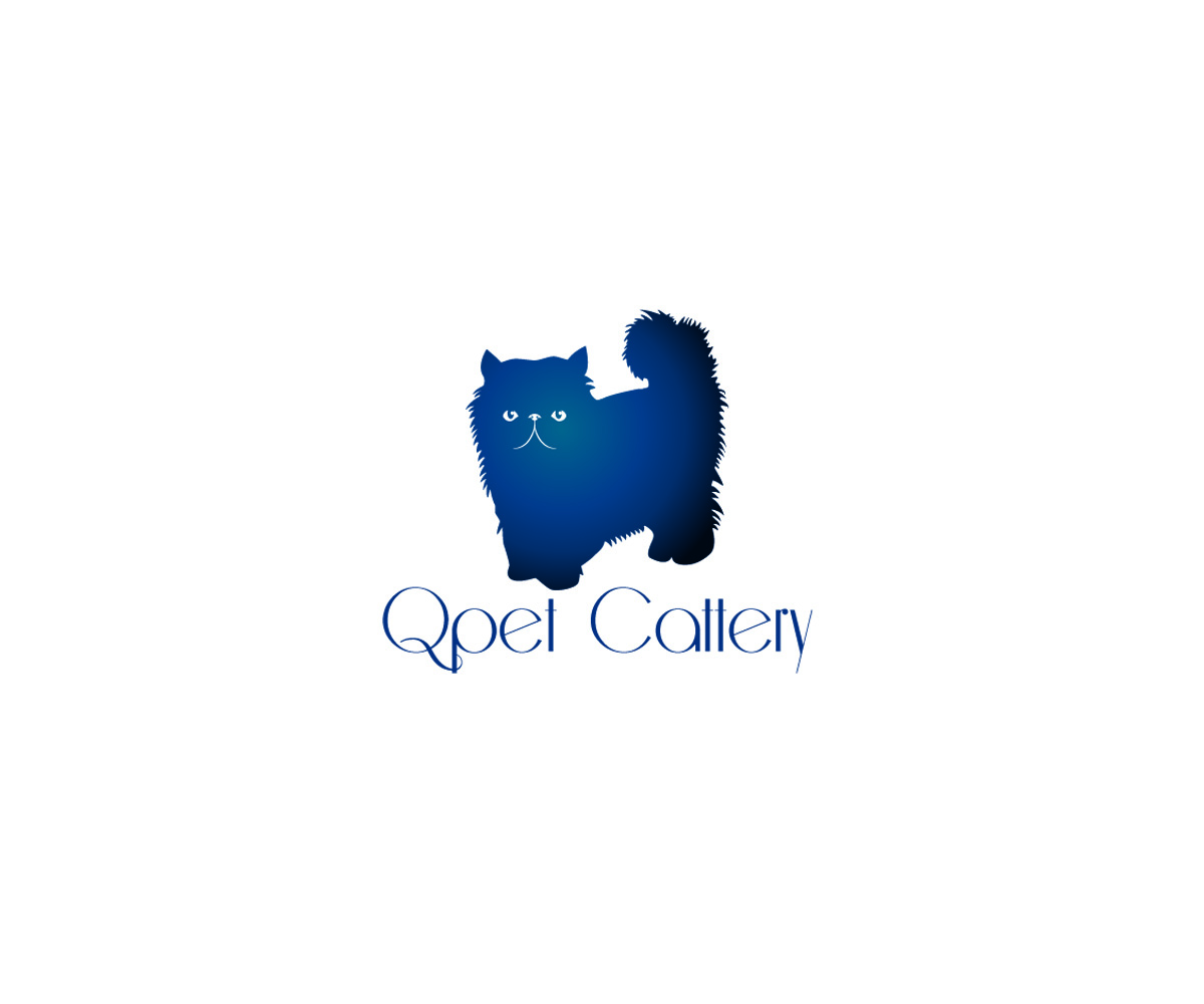 Logo Design for Qpet Cattery by R M | Design #5837013