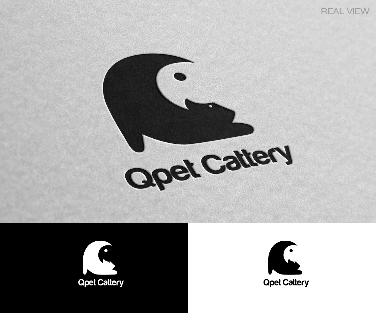 Logo Design for Qpet Cattery by Tiendesign | Design #5868146