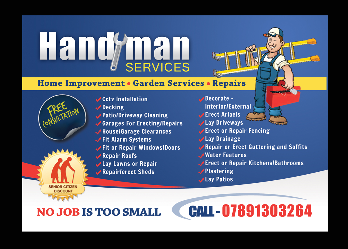 Elegant, Playful, Home Improvement Flyer Design for a Company by ...