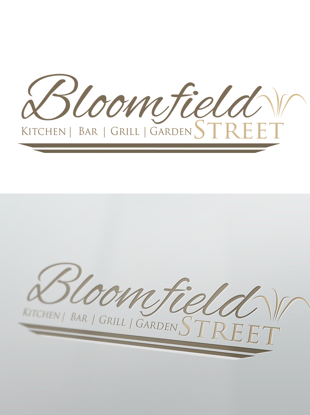 Elegant, Modern, Restaurant Logo Design for Bloomfield Street - Kitchen ...