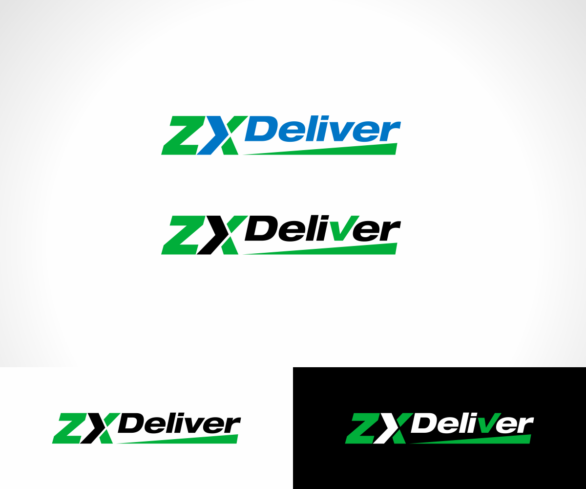 Delivery Service Logo Design for ZX "We Deliver" or just "Delivers ...