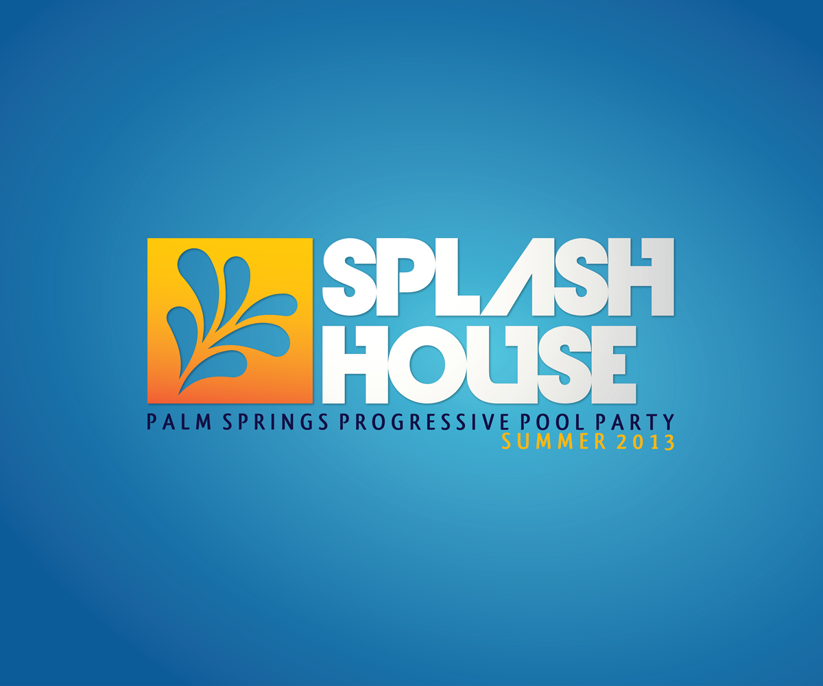 Colorful, Elegant, Electronic Logo Design for Splash House ("Palm ...