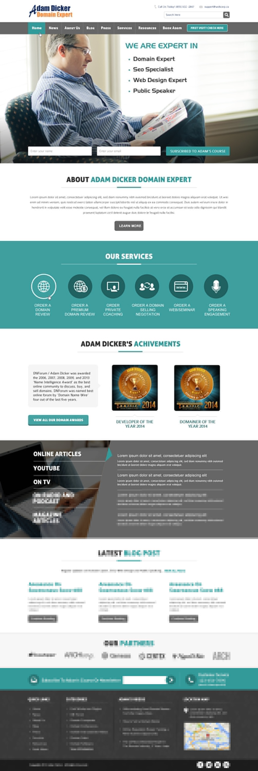 Professional, Modern Web Design for Webcorp - DNF by Sbss | Design #5936956