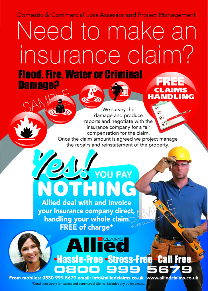 Serious, Professional, Insurance Flyer Design for a Company by the ...