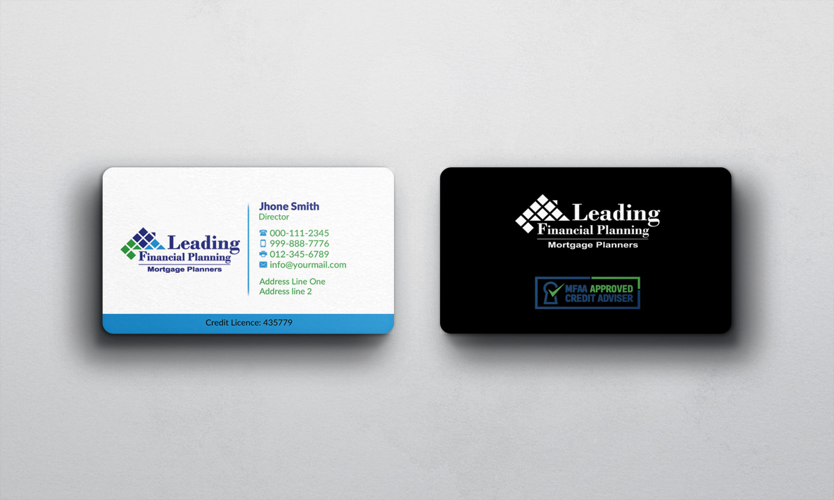 Upmarket, Elegant, Loan Business Card Design for a Company by ...