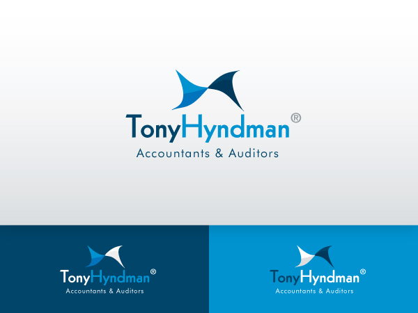 Bold, Serious, Electronic Logo Design for Tony Hyndman Accountants ...