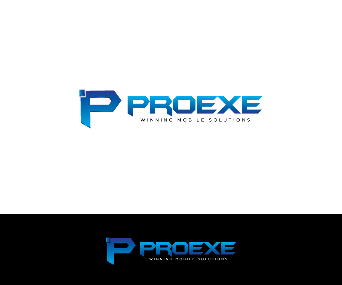 Elegant, Serious, Software Logo Design for proexe - winning mobile solutions by larismanis ...