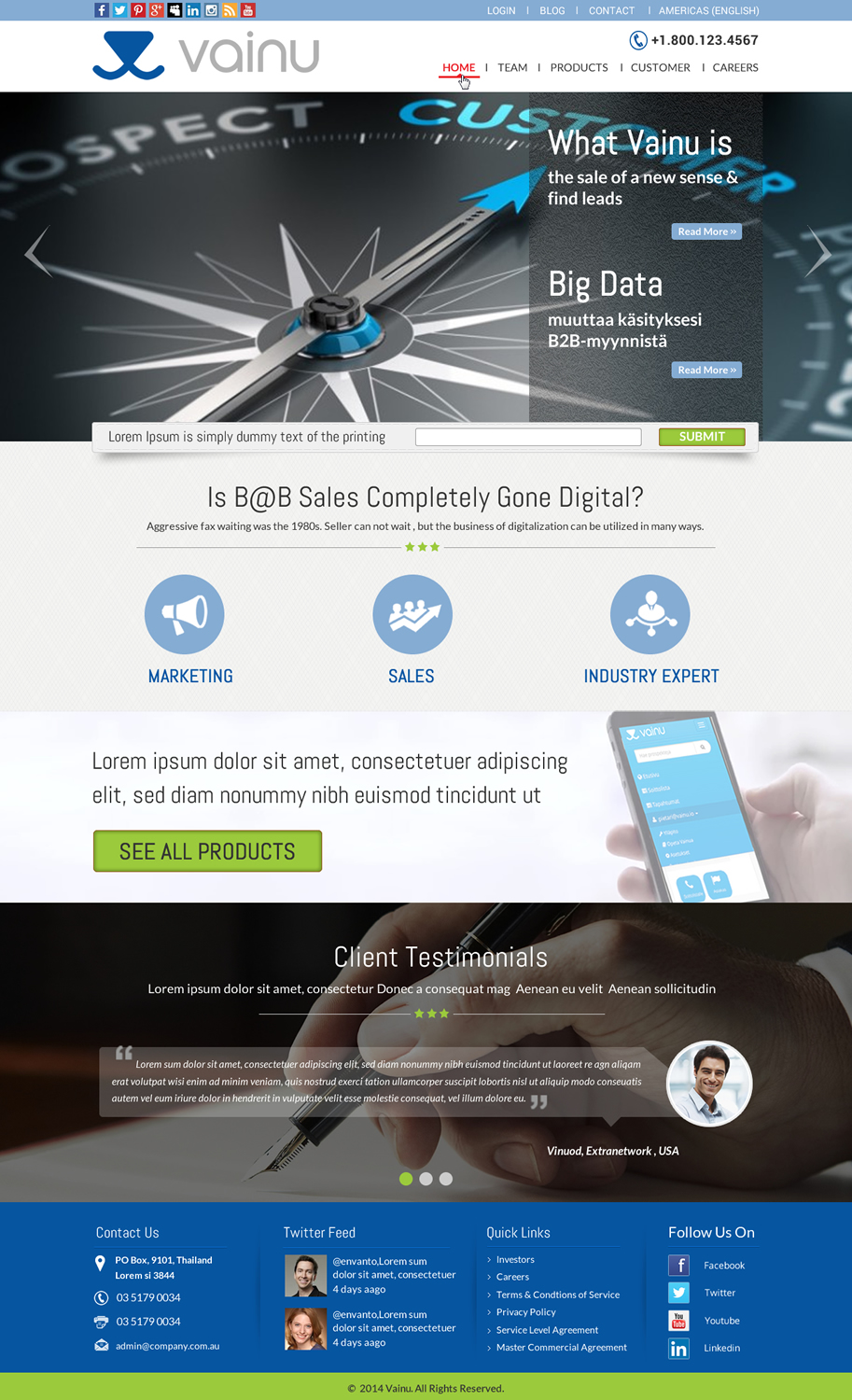 Bold, Modern, Software Web Design for a Company by Sbss | Design #5970716