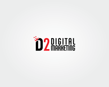 Modern, Masculine, Digital Logo Design for D2 Digital Marketing by ...