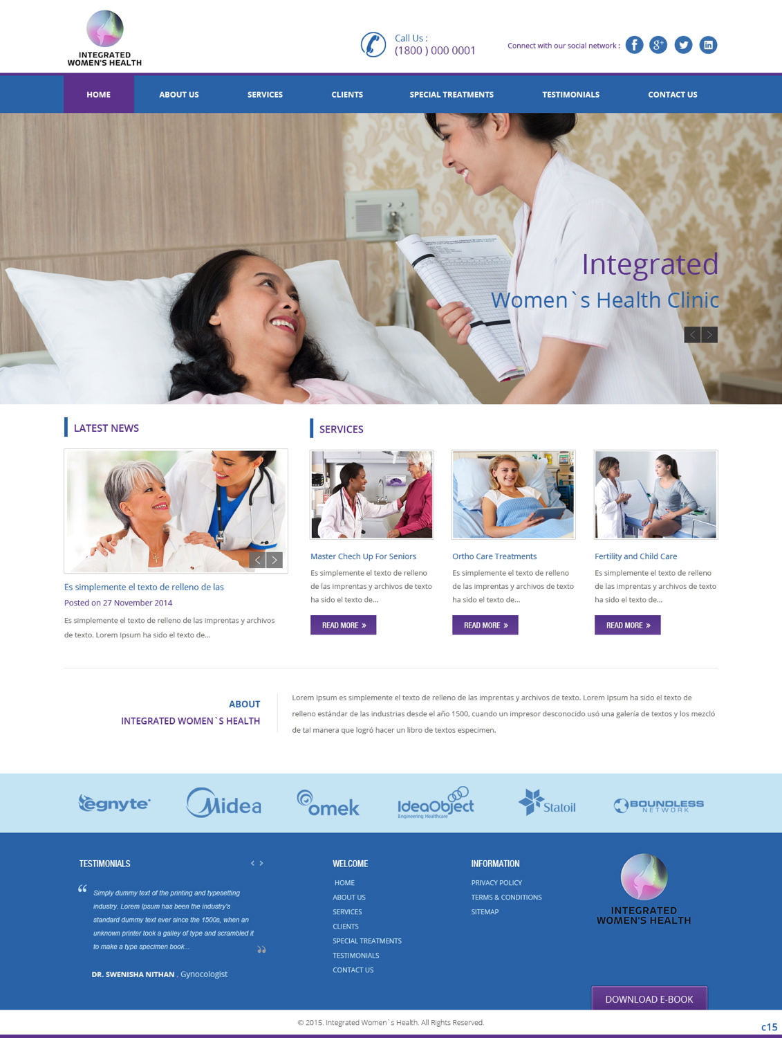 Feminine, Bold, Health Web Design for a Company by pb | Design #6008975