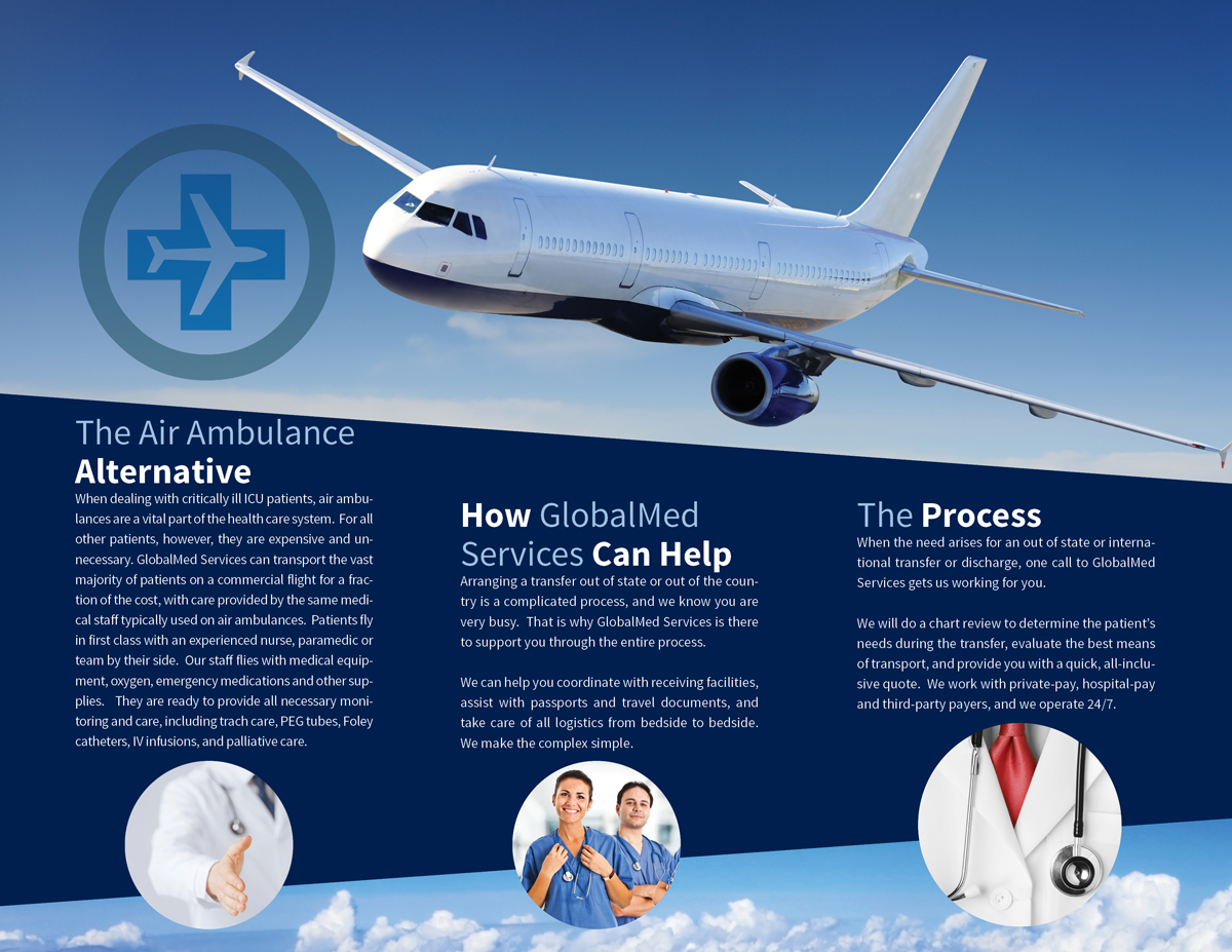 Bold, Serious, Medical Flyer Design for GlobalMed Services LLC by INGA ...