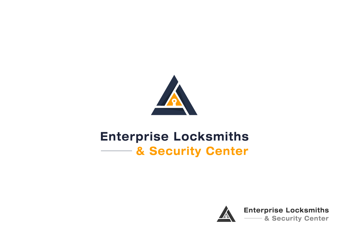 Serious, Masculine, Locksmith Logo Design for "Enterprise Locksmiths ...