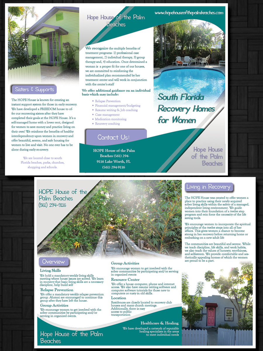 House Flyer Design for HOPE House of the Palm Beaches, LLC by ESolz ...