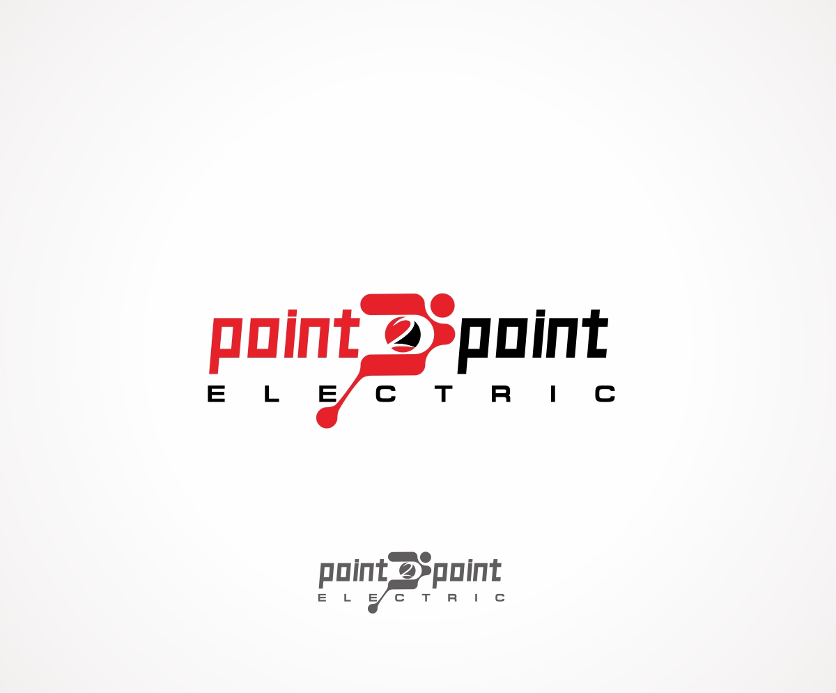 Bold, Serious, Electrical Logo Design for Point 2 Point Electric by B8 ...