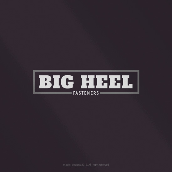 Masculine, Bold, Farming Logo Design for Big Heel Fasteners by madeli ...