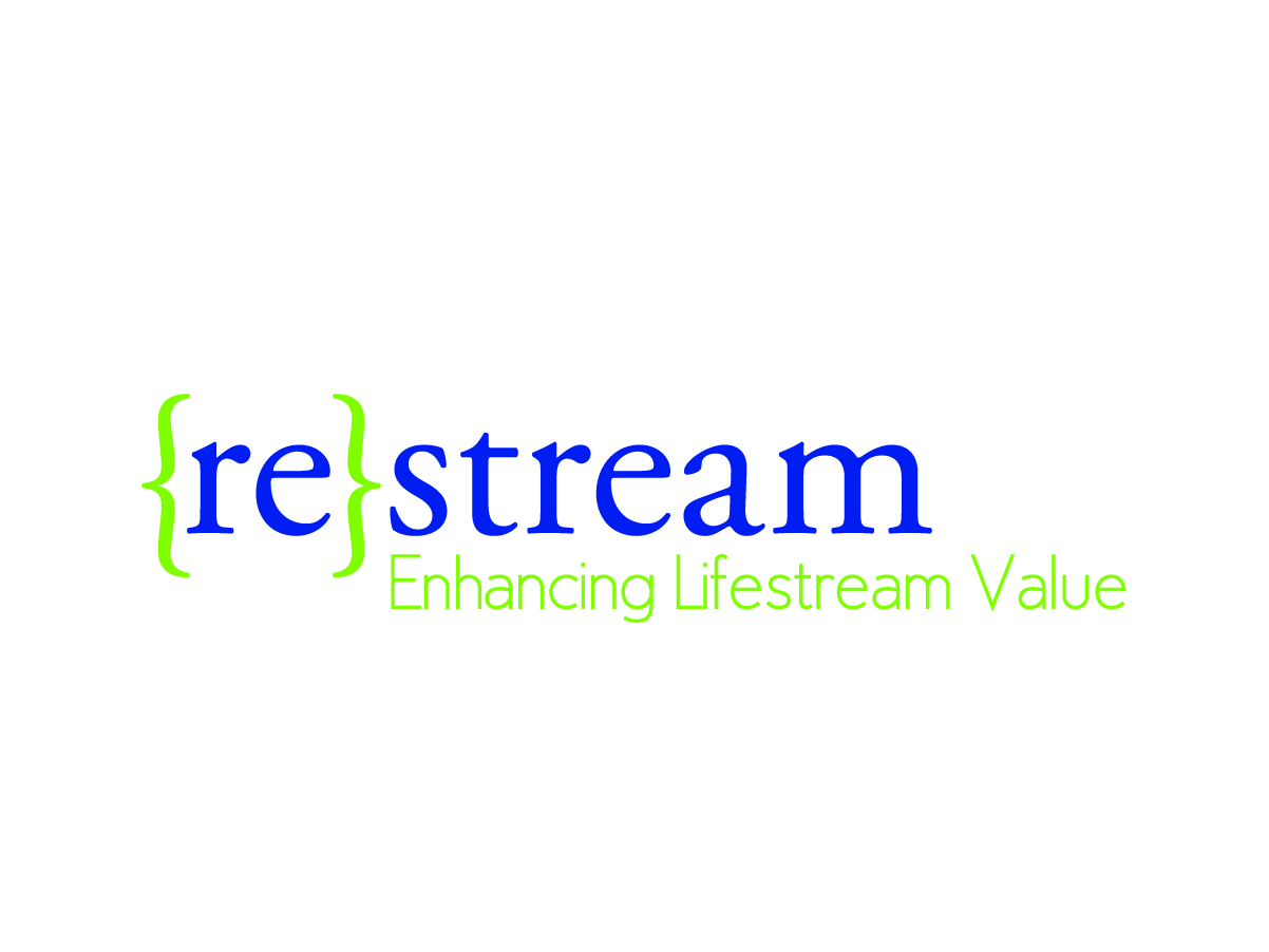 Business Logo Design for Example of: Restream and and Example of ...
