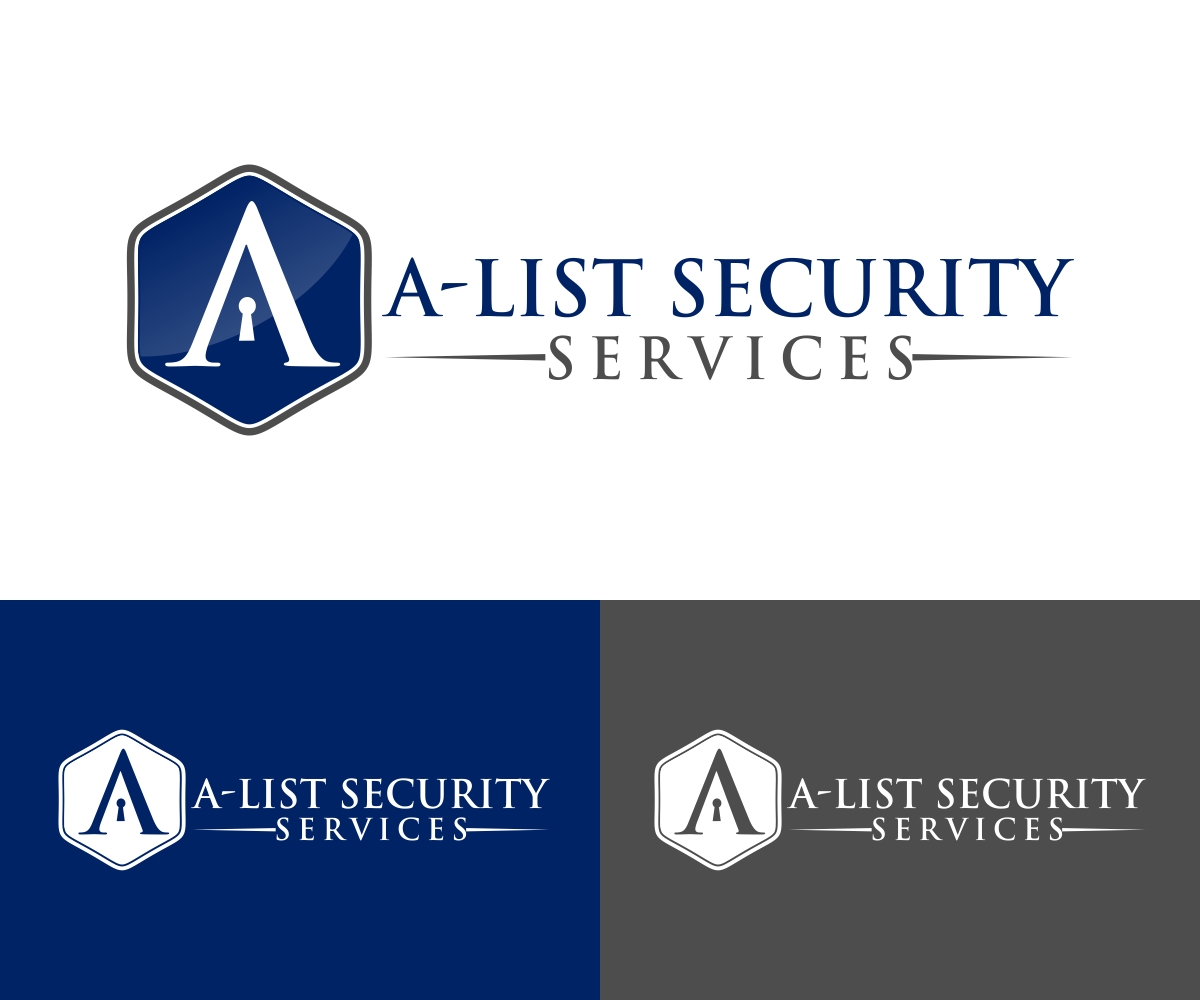 Serious, Professional, Security Logo Design for A-List Security ...