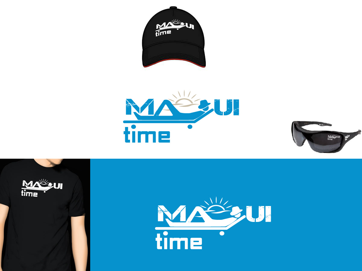 Upmarket, Playful, Advertising Logo Design for Maui time by nb | Design ...