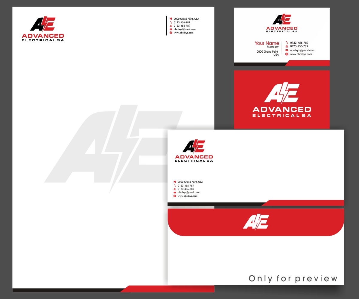 Modern, Elegant, Electrical Logo Design for AE ae ADVANCED ELECTRICAL ...