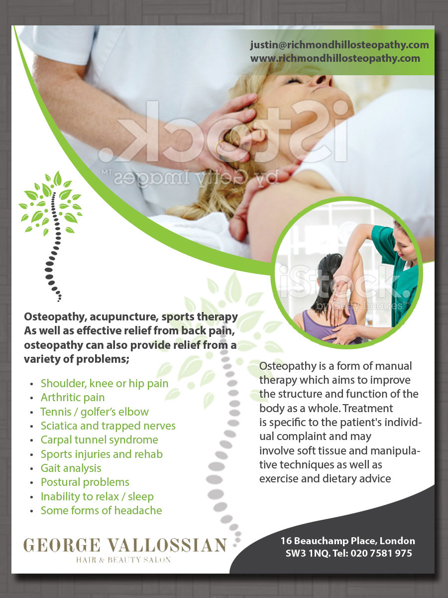 Upmarket, Modern, Clinic Flyer Design for a Company by ESolz ...