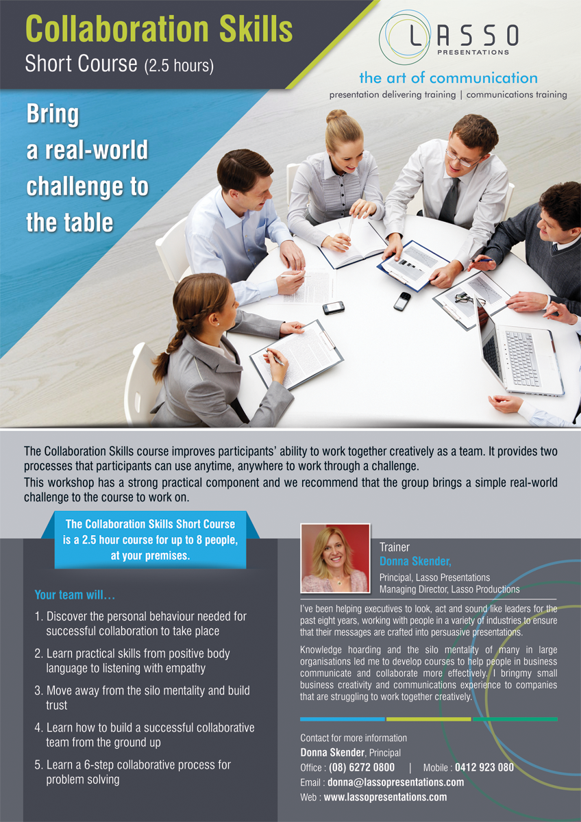 Modern, Upmarket, Training Flyer Design for a Company by Akshar ...