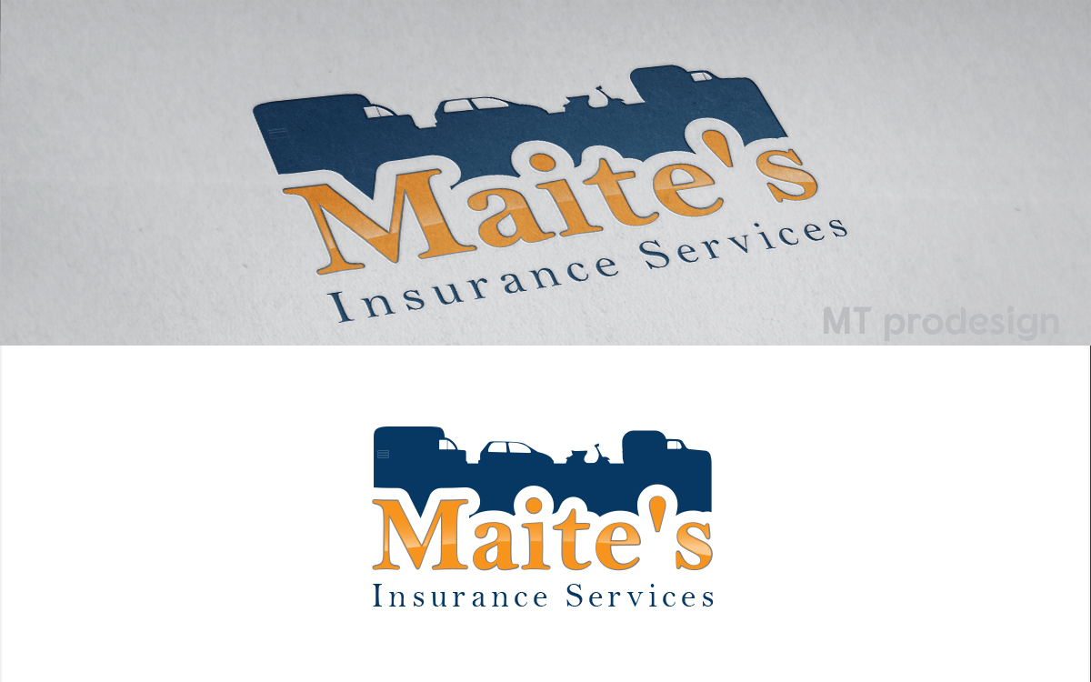 Modern, Colorful, Insurance Broker Logo Design for Maite's Insurance ...