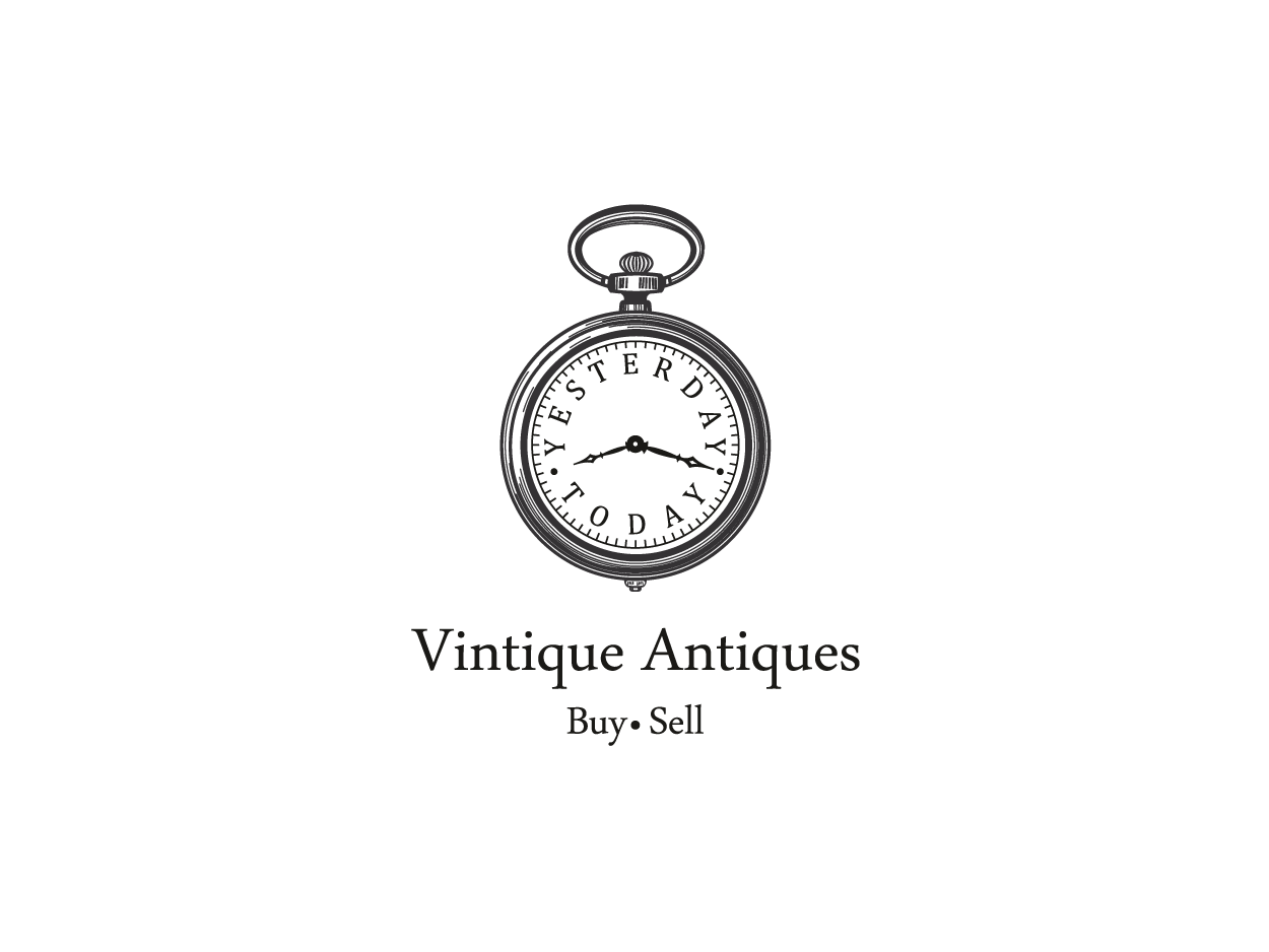 Elegant, Ernst, Store Logo-Design für Vintique Antiques Yesterday Today ...