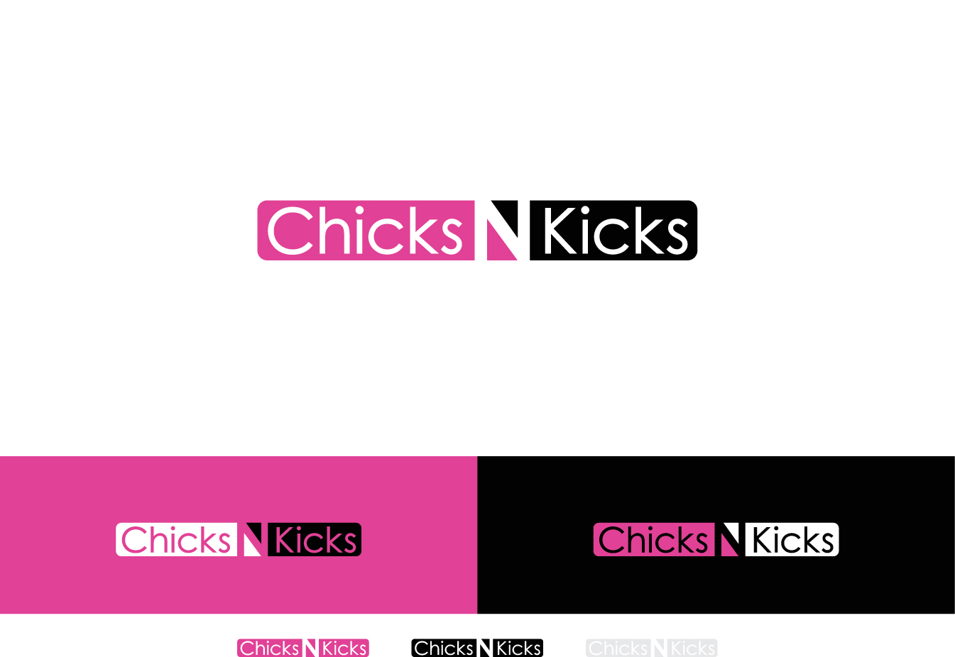 Bold, Modern, It Company Logo Design for Chicks N Kicks or CNK by art ...