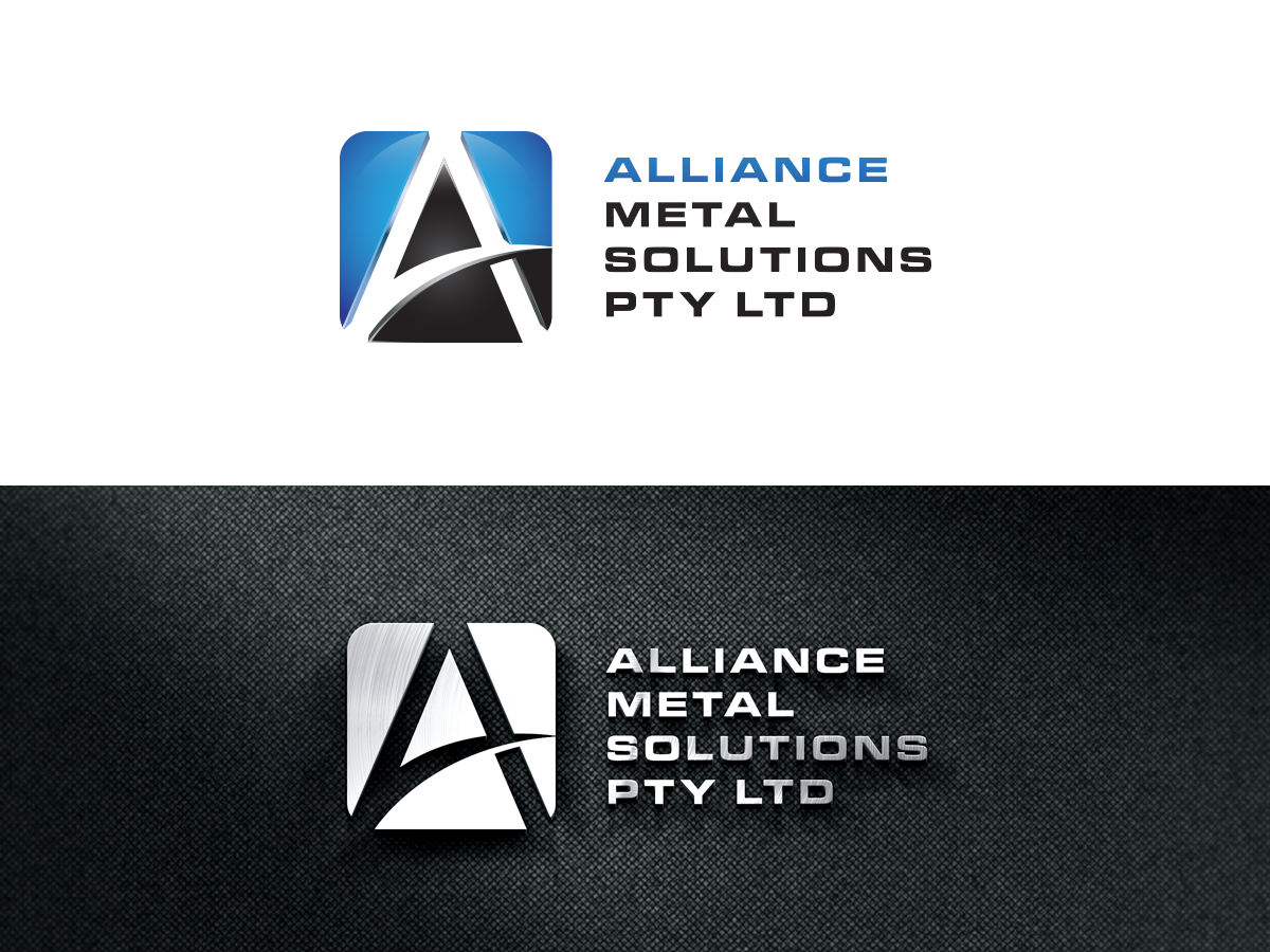 It Company Logo Design for Alliance Metal Solutions Pty Ltd by ...