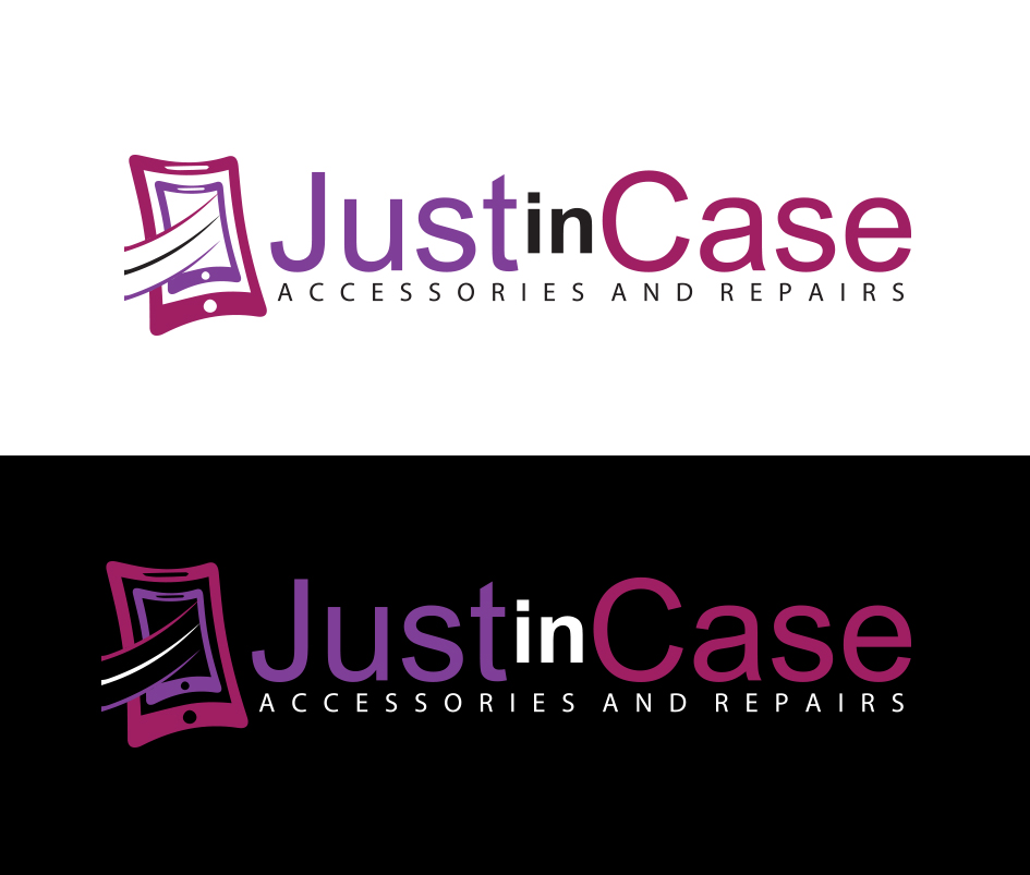 Elegant, Playful, Cell Phone Logo Design for Just In Case by ellyna ...